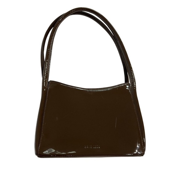 brie leon | Bags | Brie Leon The Chloe Top Handle Bag In Brown Patent ...